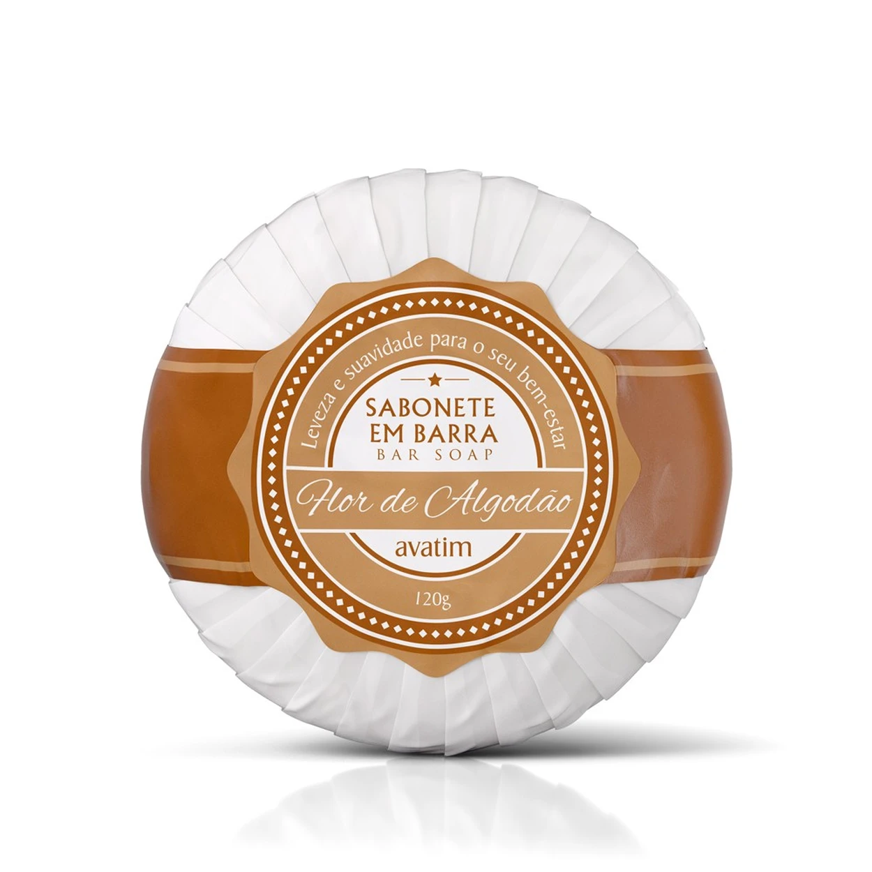 SABONETE EM BARRA FLOR DE ALGODÃO 120G - Baixa Coimbra